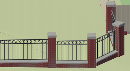 フェンスを作成する